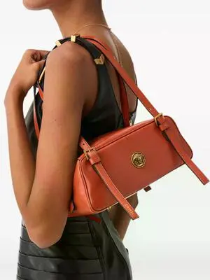 Versace Emblème Nappa Bowling Bag - Orange