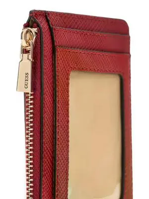 Guess Laurel Saffiano Credit Card Holder