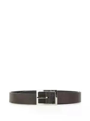 Orciani Dollaro Double Leather Belt - Brown