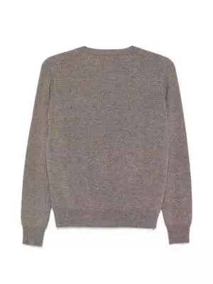 VANISE V-neck Cashmere Sweater - Brown