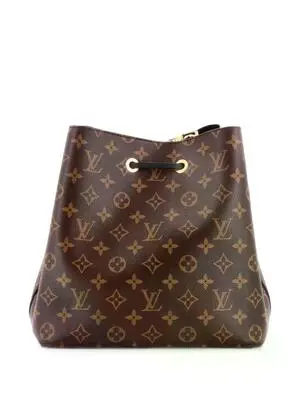 LOUIS VUITTON Neonoe Handbag Monogram Canvas With Leather Mm Bucket Bag