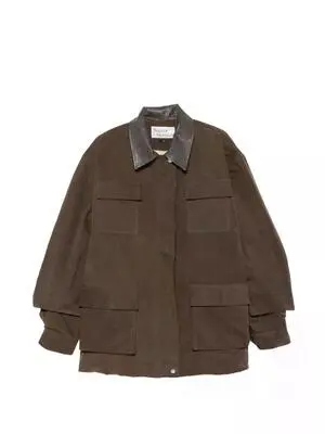Source Unknown Baia Faux Suede Barn Jacket - Brown