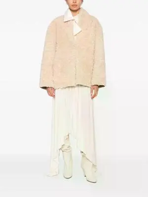 Source Unknown Manuela Shawl-collar Shearling Jacket