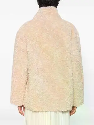 Source Unknown Manuela Shawl-collar Shearling Jacket