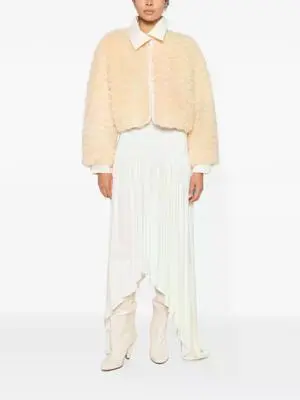 Source Unknown Daye Shearling Cropped Jacket