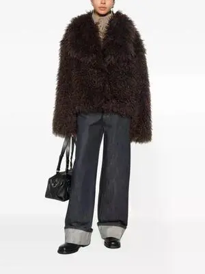 Source Unknown Hathi Belted Faux-fur Jacket