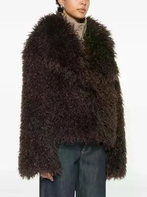 Source Unknown Hathi Belted Faux-fur Jacket