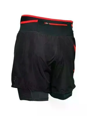 I-EXE Layered Logo-print Performance Shorts
