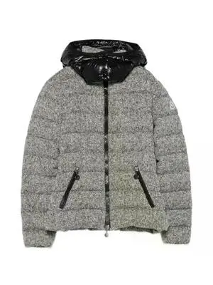 Moncler 2010s Tweed Padded Jacket - Grey