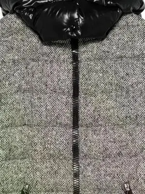 Moncler 2010s Tweed Padded Jacket - Grey