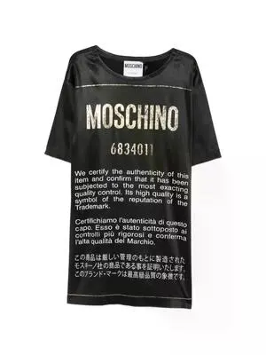 Moschino 2000s Logo-print Dress