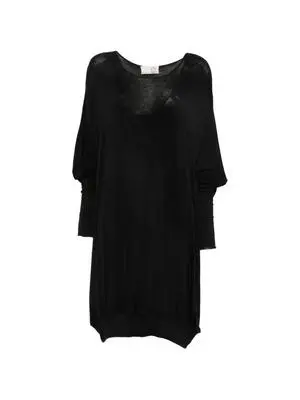ANTONIO MARRAS VINTAGE 2000s Draped Batwing-sleeve Dress