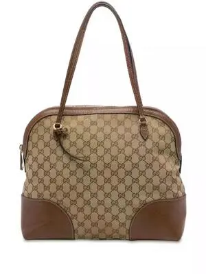 Gucci Medium Gg Canvas Bree Dome Tote Bag