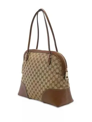 Gucci Medium Gg Canvas Bree Dome Tote Bag