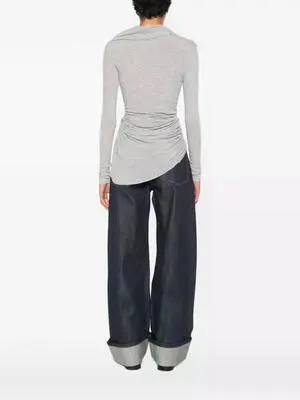 Source Unknown Folgore Asymmetric Draped Top