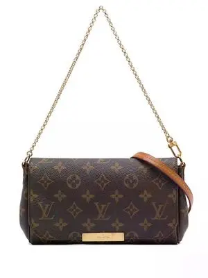 LOUIS VUITTON Monogram Favorite Pm Satchel - Brown