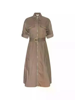 L'Agence Callen Belted Midi Dress