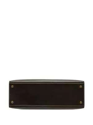 Hermès 1979 Box Calf Kelly Ii Sellier 32 Satchel - Brown