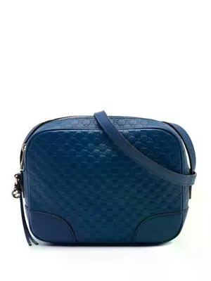 Gucci 2016-2026 Microguccissima Bree Crossbody Bag - Blue