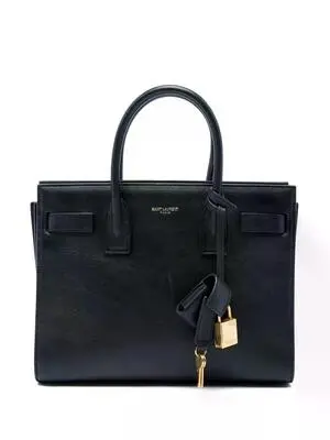 Saint Laurent Baby Leather Sac De Jour Satchel