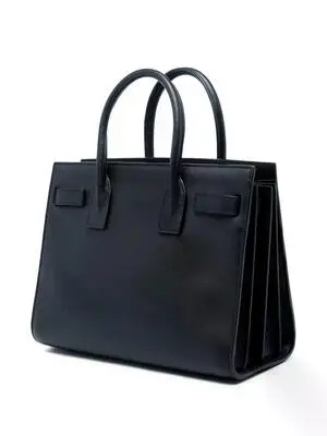 Saint Laurent Baby Leather Sac De Jour Satchel