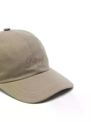 Brioni Embroidered Logo Baseball Cap