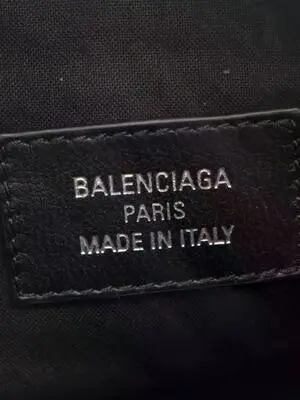 Balenciaga 2018-2026 Leather Credit Camera Bag Crossbody Bag