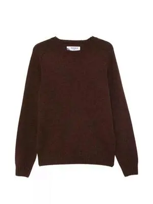 SEBAGO Gilead Crew-neck Wool Sweater - Brown