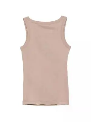 Fabiana Filippi Bead-embellished Ribbed Tank Top