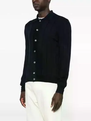 GRAN SASSO Ribbed-knit Cardigan