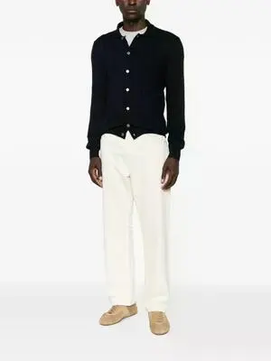 GRAN SASSO Ribbed-knit Cardigan