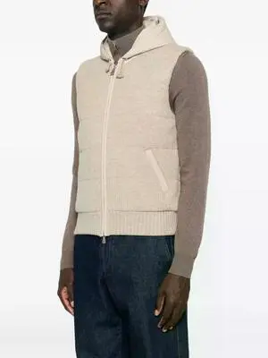 GRAN SASSO Quilted Hooded Gilet