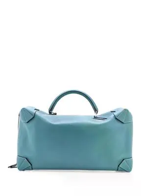 Hermès Maxibox Bag Evercolor Satchel - Blue