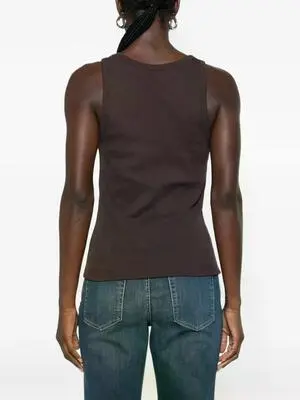 Closed Ribbed-knit Tank Top