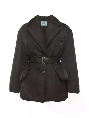 Prada Re-nylon Belted Puffer Jacket