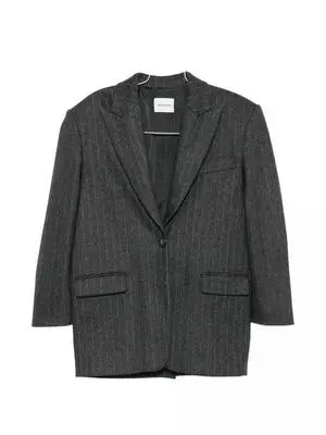 Andamane Teresa Pinstripe Oversized Blazer