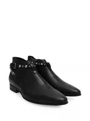 Saint Laurent Studded Ankle Boots