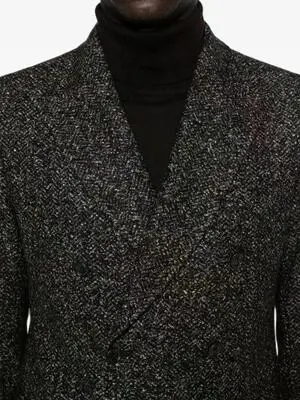 Tagliatore Double-breasted Tweed Jacket
