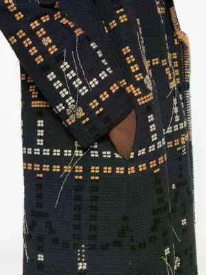 FORTE_FORTE Embroidered Jacquard Coat