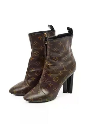 LOUIS VUITTON Silhouette Monogram Ankle Boots