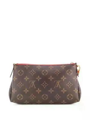 LOUIS VUITTON Pallas Monogram Canvas With Leather Clutch Bag
