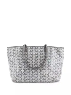 Goyard Artois Coated Canvas Pm Tote Bag - Grey