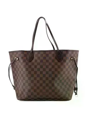 LOUIS VUITTON Neverfull Damier Mm Tote Bag - Brown