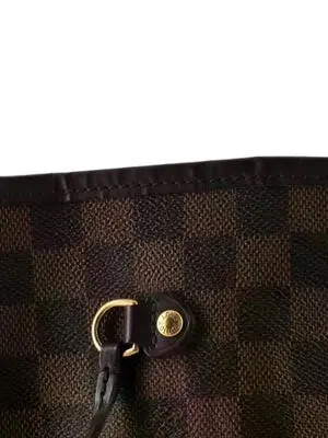 LOUIS VUITTON Neverfull Damier Mm Tote Bag - Brown