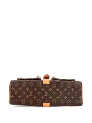 LOUIS VUITTON Manhattan Handbag Monogram Canvas Gm Satchel