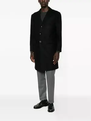 Kiton Single-breasted Cashmere Coat