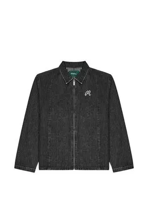 MALBON Foreman Striped Denim Jacket - Black