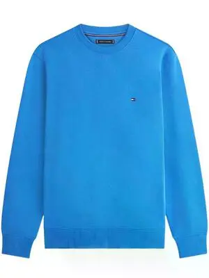 Tommy Hilfiger Terry Embroidered-logo Crew-neck Sweater