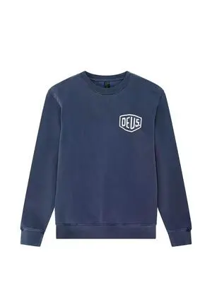 Deus Ex Machina Shield Logo-print Sweatshirt - Blue