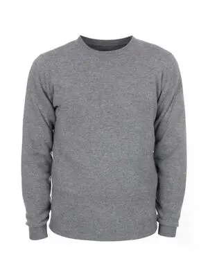 FILIPPO DE LAURENTIIS Crew-neck Long-sleeved Sweater - Grey
